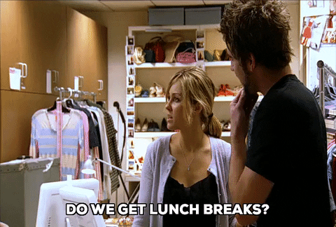 Do We Get Lunch Breaks GIFs - Get the best GIF on GIPHY