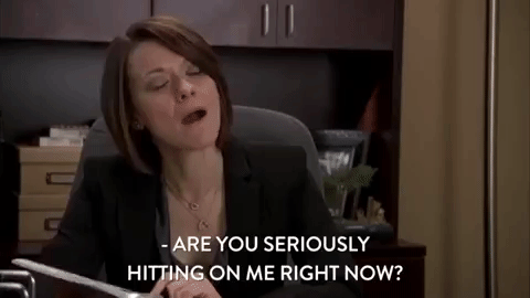 Are You Seriously Hitting On Me Right Now GIFs - Get the best GIF on GIPHY