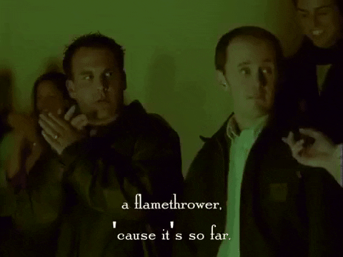 Flamethrower-girl GIFs - Get the best GIF on GIPHY