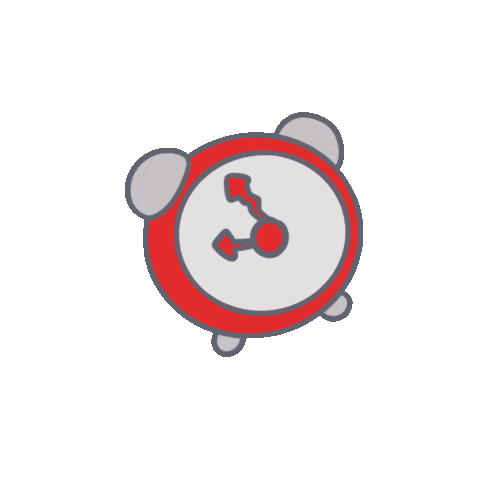 Wake Up Clock Sticker by Snooze Kittens for iOS & Android | GIPHY