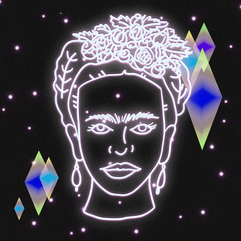 Frida Kahlo Illustration GIF by ptrzykd - Find & Share on GIPHY
