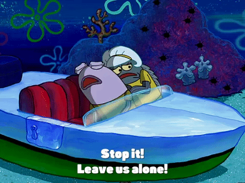 Alone Gif Spongebob