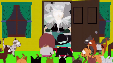 Eric Cartman Cats GIF by South Park - Find & Share on GIPHY