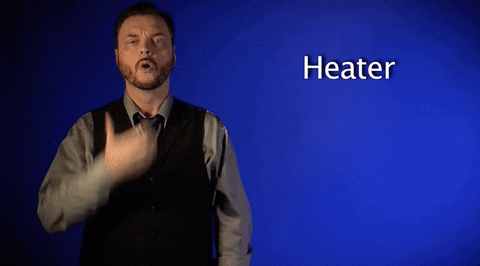 Sign Language Heater GIF by Sign with Robert - Find & Share on GIPHY