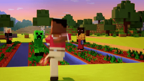 Video Games Oops GIF by Minecraft - Find & Share on GIPHY