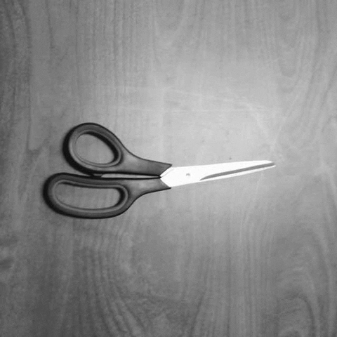 Scissors GIF by eevr - Find & Share on GIPHY