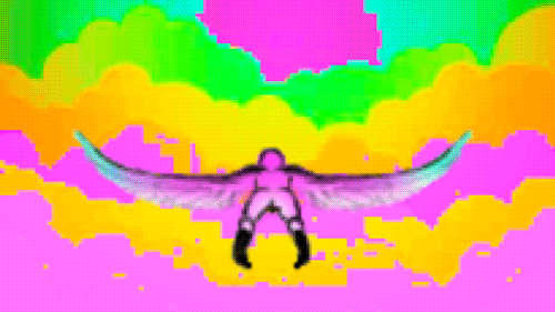 Pixel Flying GIF by Tara - Find & Share on GIPHY