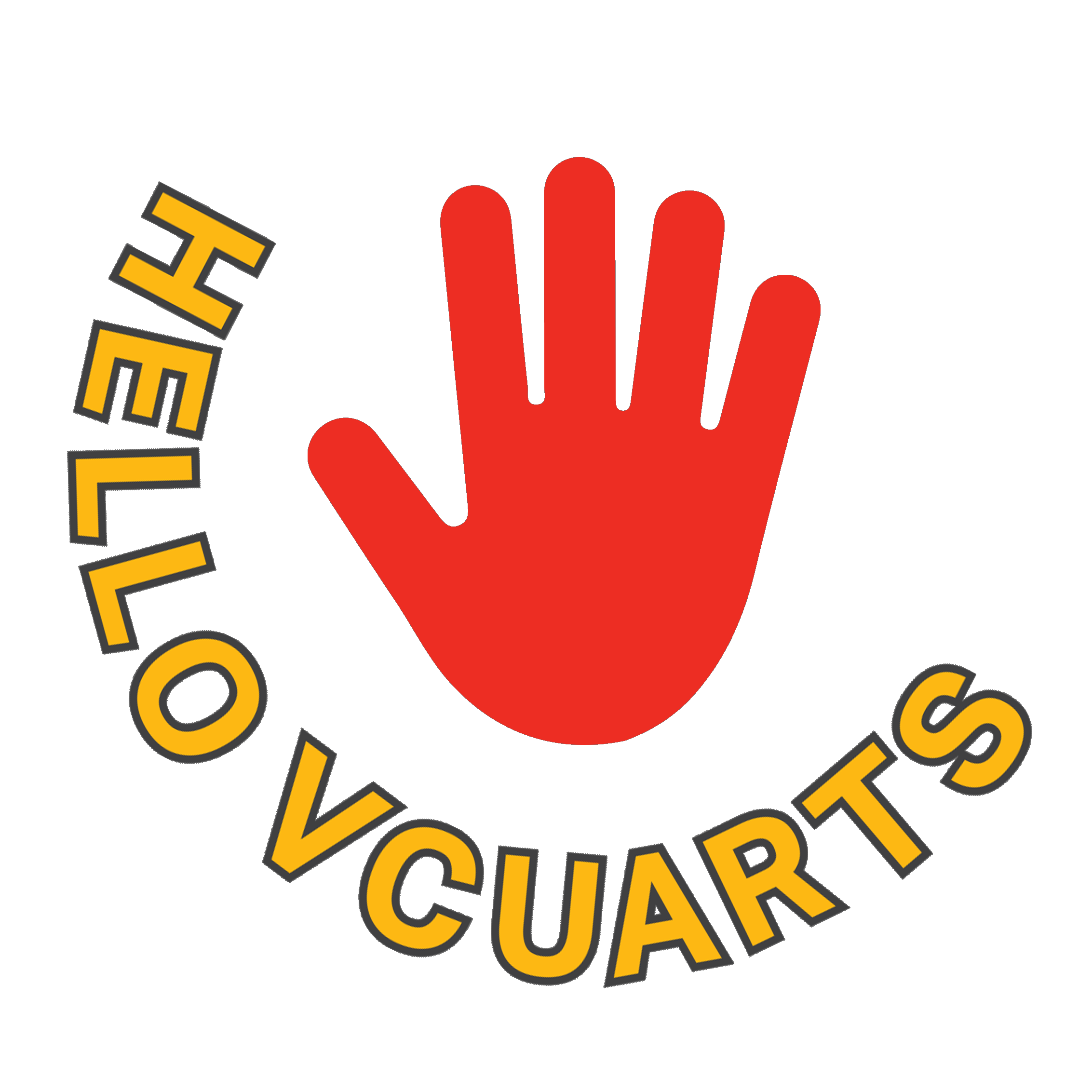 Vcu Hello Sticker by VCUarts for iOS & Android | GIPHY