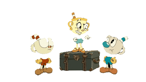 Friends Sticker by The Cuphead Show for iOS & Android | GIPHY