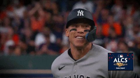 Happy Aaron Judge GIF by MLB - Find & Share on GIPHY