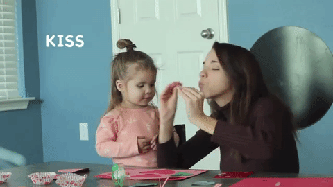 Sign Language Kiss GIF by ASL Nook - Find & Share on GIPHY