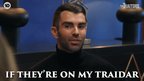Reply GIF by The Traitors Australia - Find & Share on GIPHY