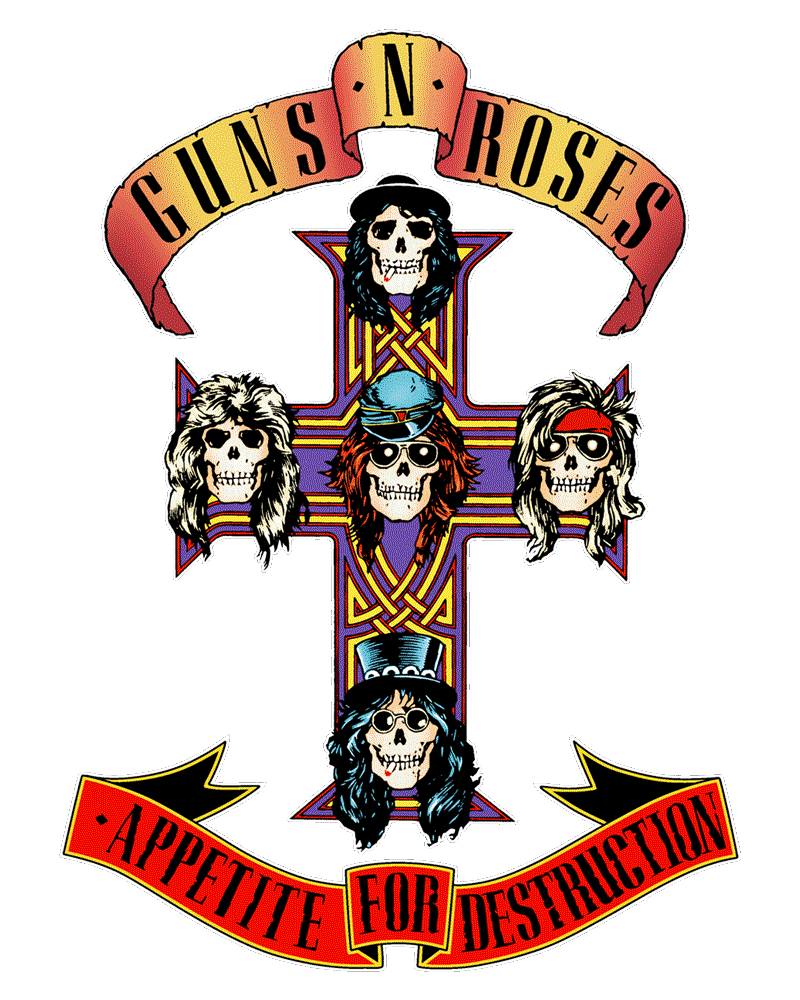 Axl Rose Slash Sticker by Guns N' Roses for iOS & Android | GIPHY