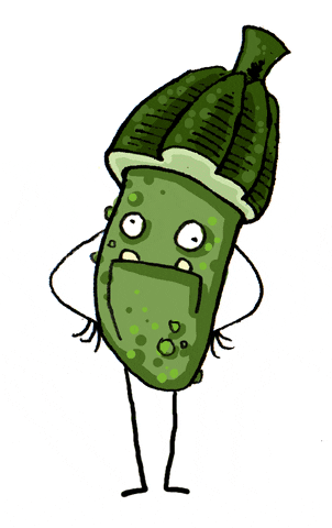 Dancing Pickle Cartoon