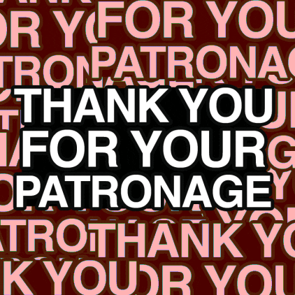 Thank You For Your Patronage GIFs - Get the best GIF on GIPHY