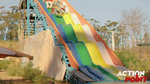 Sliding Theme Park GIF by Action Point - Find & Share on GIPHY
