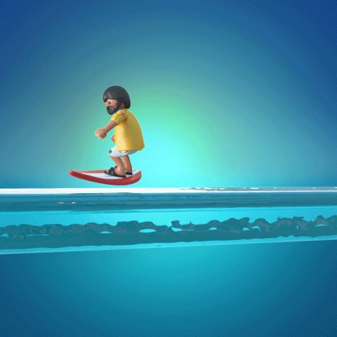 Surfing Animated Gif