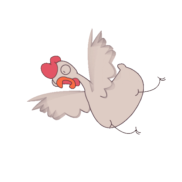 Chicken Sticker by Gamers Club for iOS & Android | GIPHY