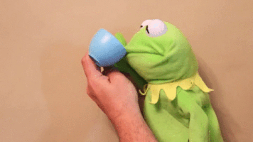 Kermit Sipping Tea GIFs - Find & Share on GIPHY