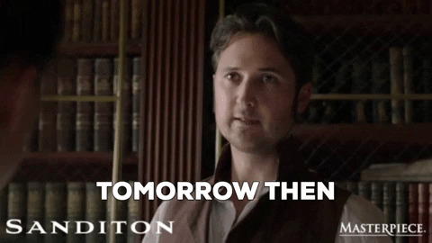 Tomorrow GIF by MASTERPIECE | PBS - Find & Share on GIPHY