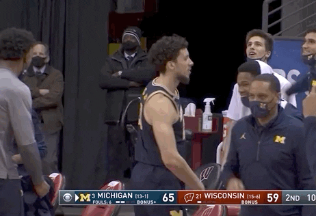 Michigan-wolverines-mens-basketball GIFs - Get the best GIF on GIPHY