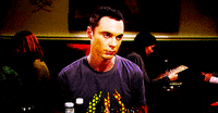 Sheldon Laugh Gif