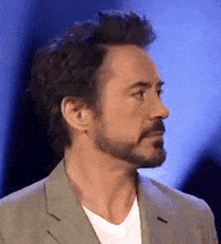 Robert Downey Jr Rolling Eyes Gif
