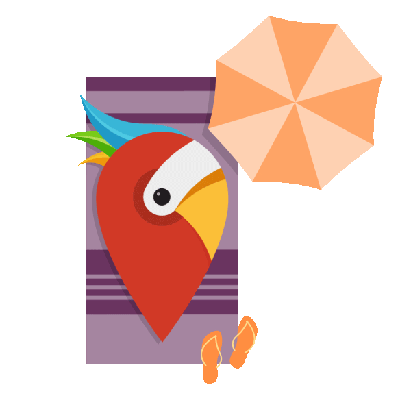 Travel Beach Sticker by HolidayPirates for iOS & Android | GIPHY