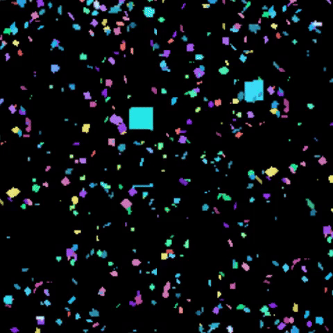 Animated Confetti Background