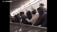 Fast Escalator Gif