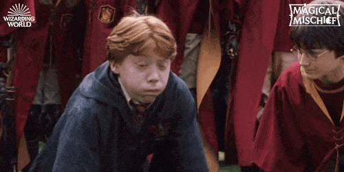 Sick Ron Weasley GIF by Harry Potter - Find & Share on GIPHY