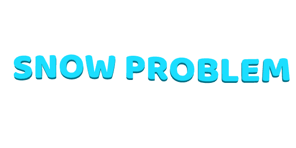 Snow Problem Sticker by Justin for iOS & Android | GIPHY