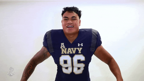College Football Go Navy GIF by Navy Athletics - Find & Share on GIPHY