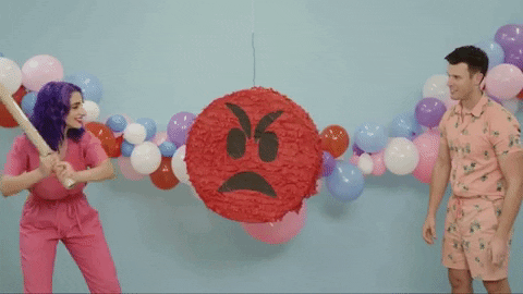 I Hate Valentine'S Day Pinata GIF by evite - Find & Share on GIPHY