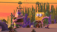 GIF Con La Pesca Delle Meduse Di Spongebob