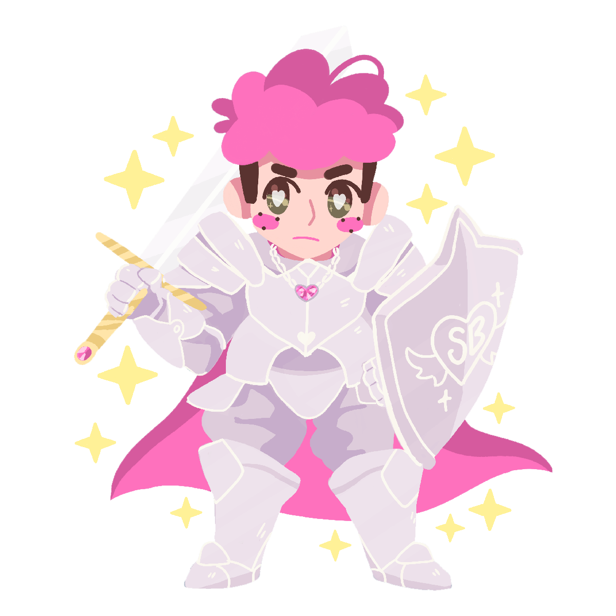 Sparkle Knight Sticker by Snacky Boy for iOS & Android | GIPHY