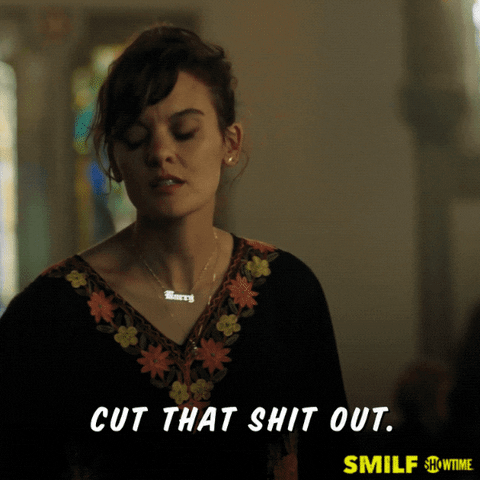 Cut It Out Gif