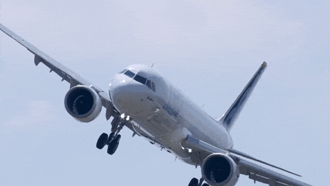 Airplane Airbus GIF by Safran - Find & Share on GIPHY