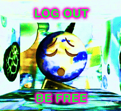 Emoji Log Off GIF by PEEKASSO - Find & Share on GIPHY