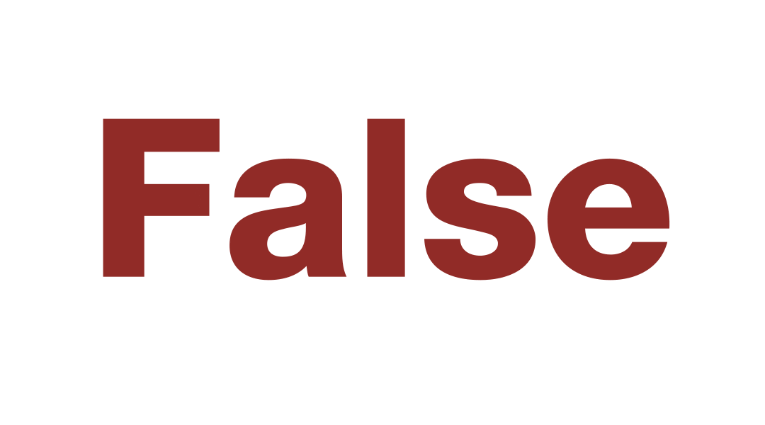 The Word False