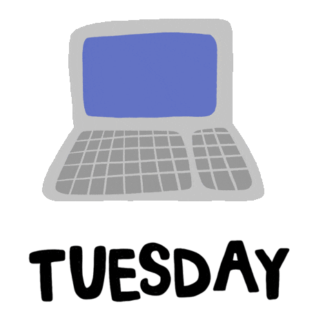 Working Tuesday Morning Sticker by ed_illustrates for iOS & Android | GIPHY