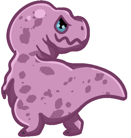 T Rex Pink Sticker for iOS & Android | GIPHY
