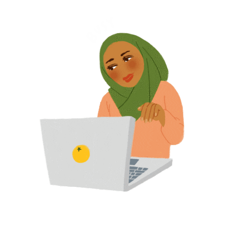 Laptop Working Sticker by Whimsigirl for iOS & Android | GIPHY