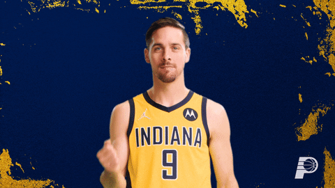 Lets Go Basketball GIF by Indiana Pacers - Find & Share on GIPHY
