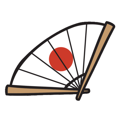 Japan Fan Sticker by aquajapanid for iOS & Android | GIPHY