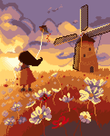 Pixel Art Sunset GIF by Ota Jaider - Find & Share on GIPHY
