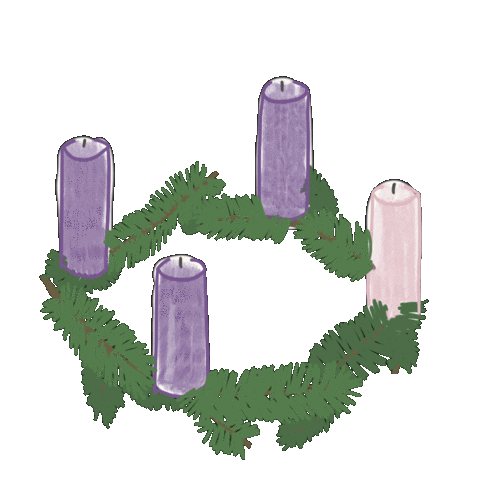 Animated Advent Wreath Clipart
