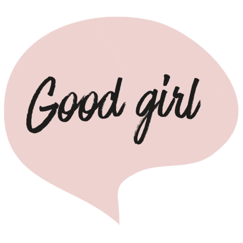 Happy Good Girl Sticker by Poppy + Ted for iOS & Android | GIPHY