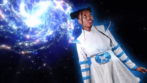 Girl In Space GIFs - Get the best GIF on GIPHY