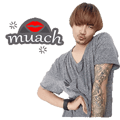 Qibe Kiss Sticker by AridenaOSD for iOS & Android | GIPHY